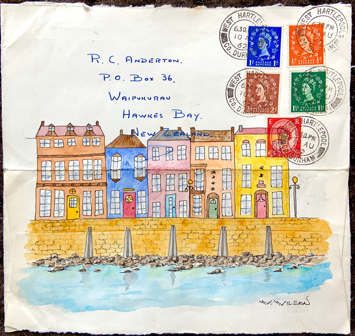 West Hartlepool - 12" X 12" – WayneWilsonArt